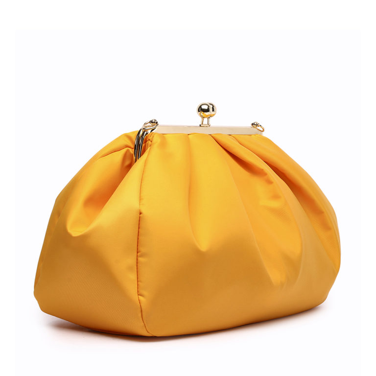 Textile Frame Clutch JC Yellow Large - Anni Teriani